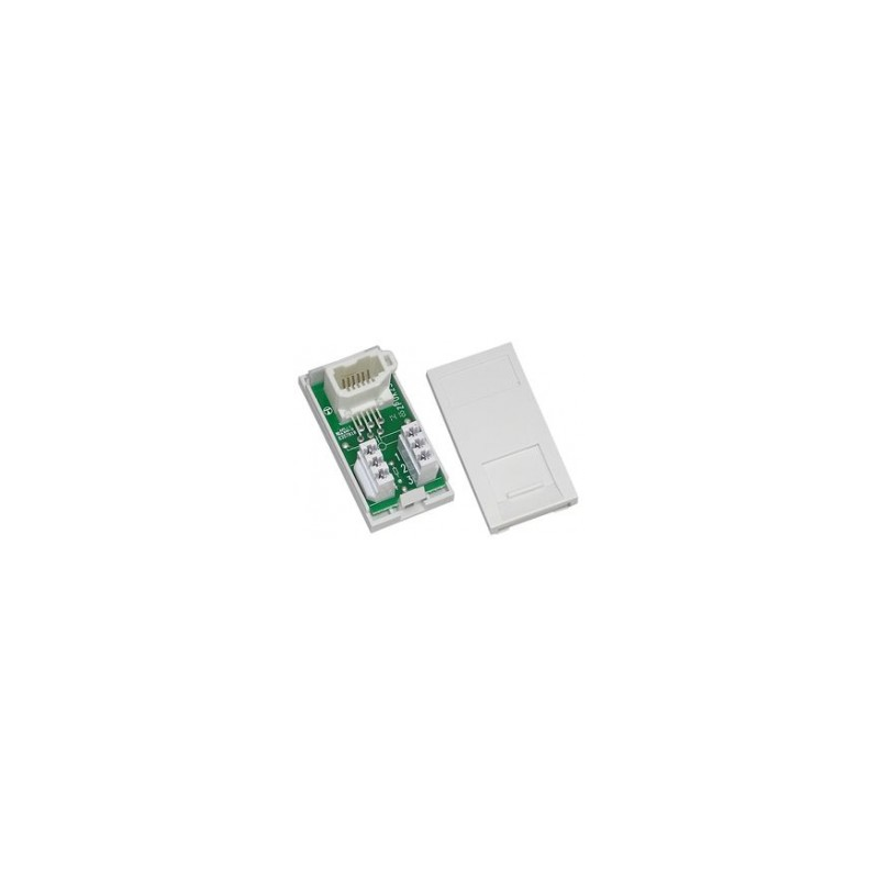 White Bt Secondary Euro Module. 25X50mm | EuroNetwork