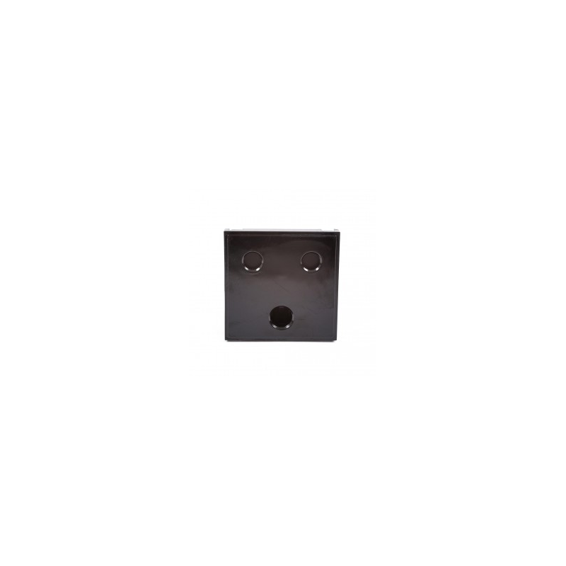 Black 5 Amp Round Socket. Euro Module. | EuroNetwork