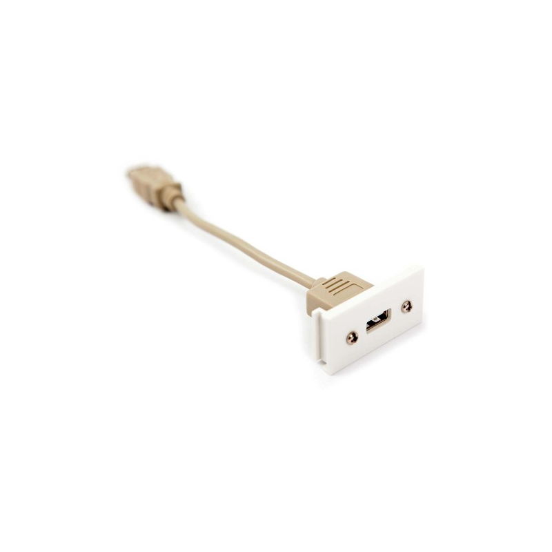 3M White Usb A-A Euro Module | EuroNetwork