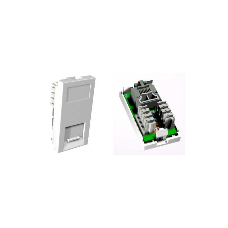 Low Profile Pressac Cat5e Euro Module | EuroNetwork