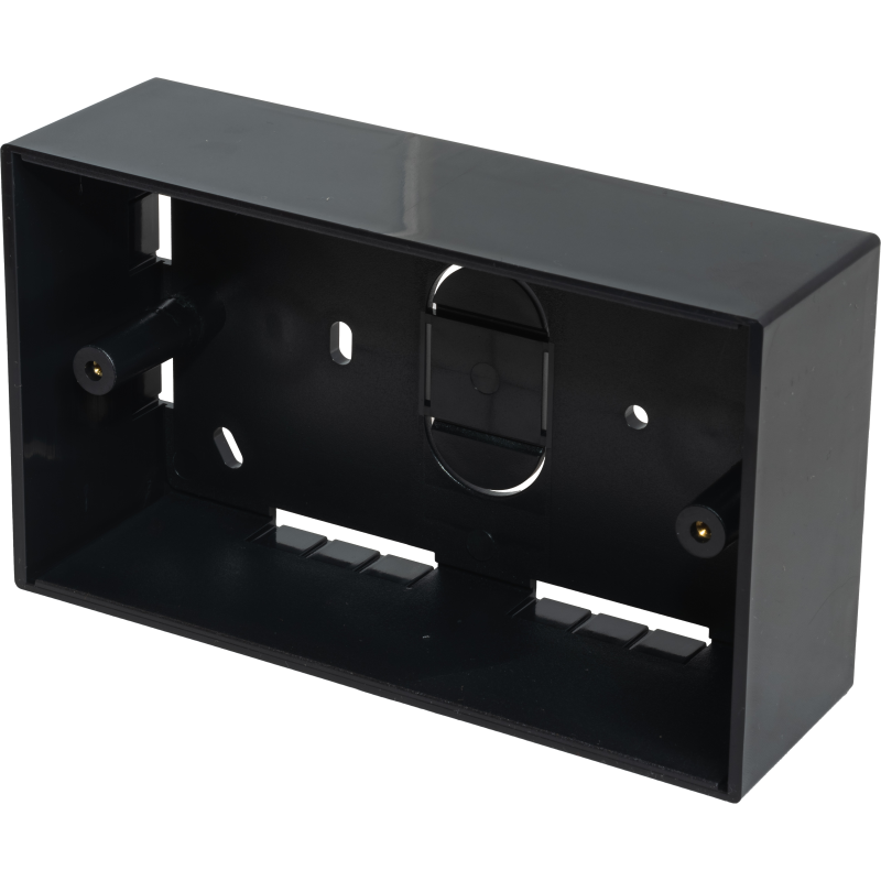 Black Back Box 45Mm Deep 2 Gang | EuroNetwork