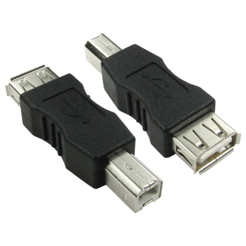Usb2.0 Adaptor - Type A (F) To Type B (M) | EuroNetwork