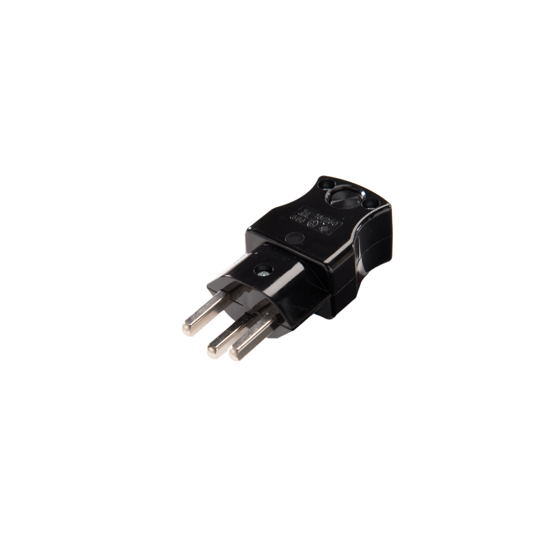 Black Switzerland Rewireable Plug 16 Amp | EuroNetwork