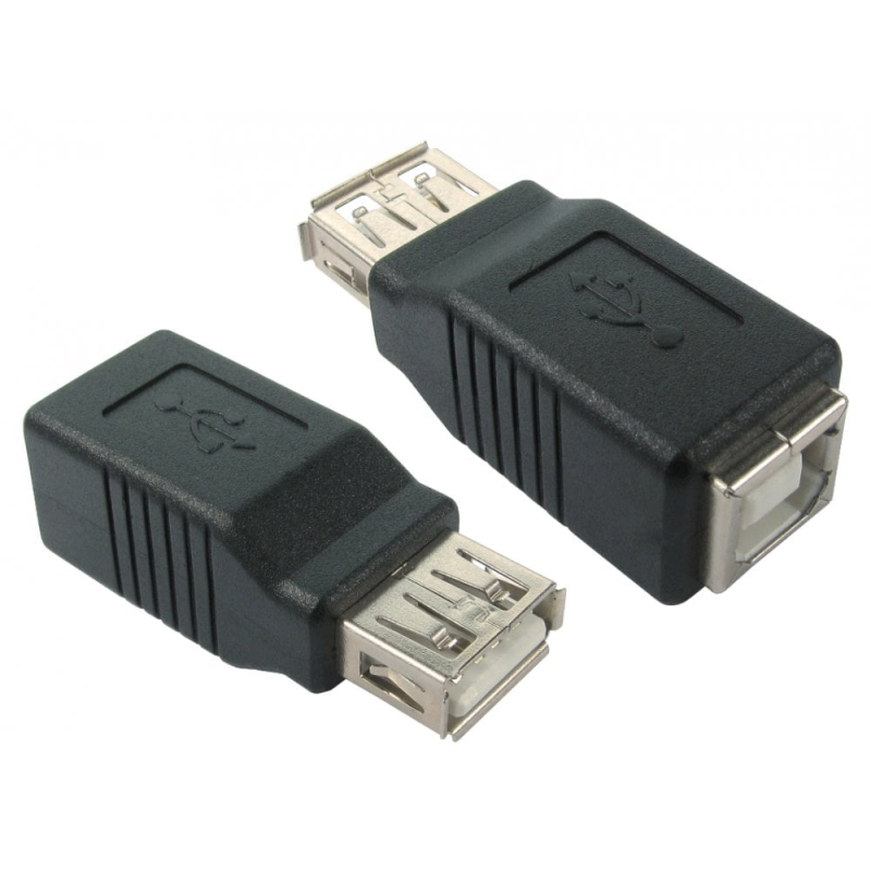 Usb2.0 Adaptor - Type A (F) To Type B (F) | EuroNetwork