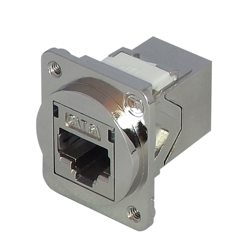 CAT6A Female Coupler Shielded D Series Connector. | EuroNetwork