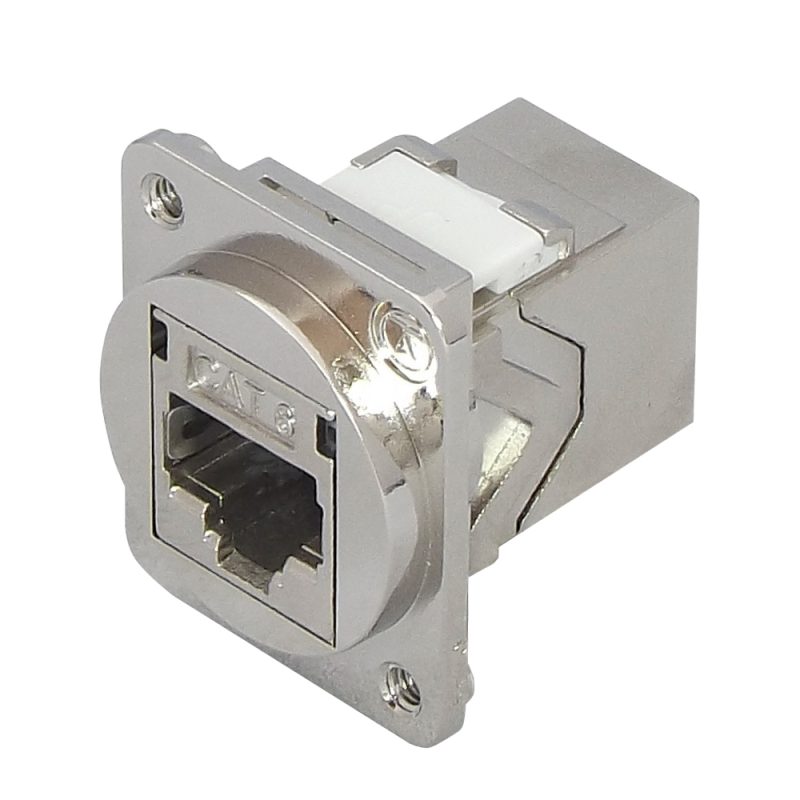 CAT6 Female Coupler Shielded D Series Connector. | EuroNetwork