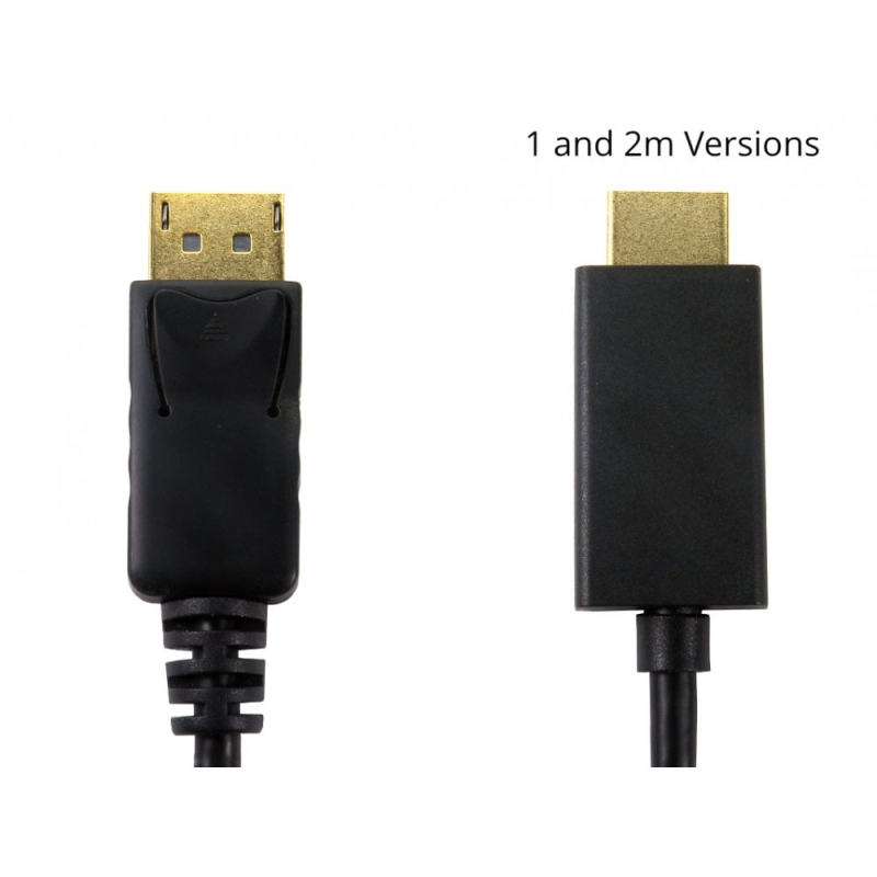 4K Displayport To Hdmi Cable 60Hz 1 Metre | EuroNetwork