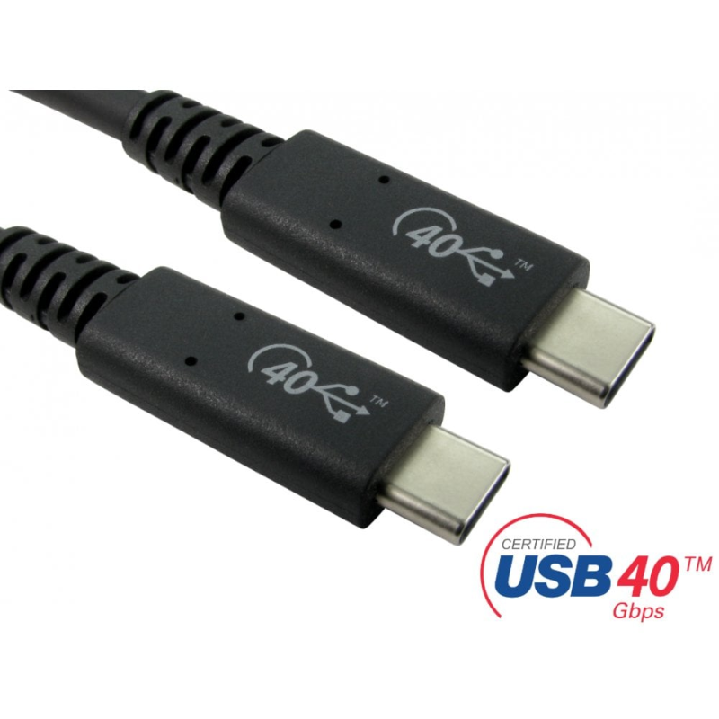 Usb4 40Gbps Cable. 0.8M Certified | EuroNetwork
