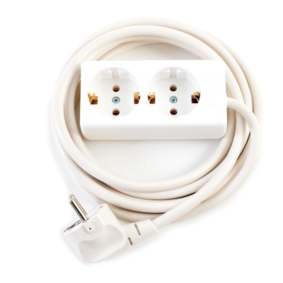 White 2 Gang European Extension Lead. | EuroNetwork