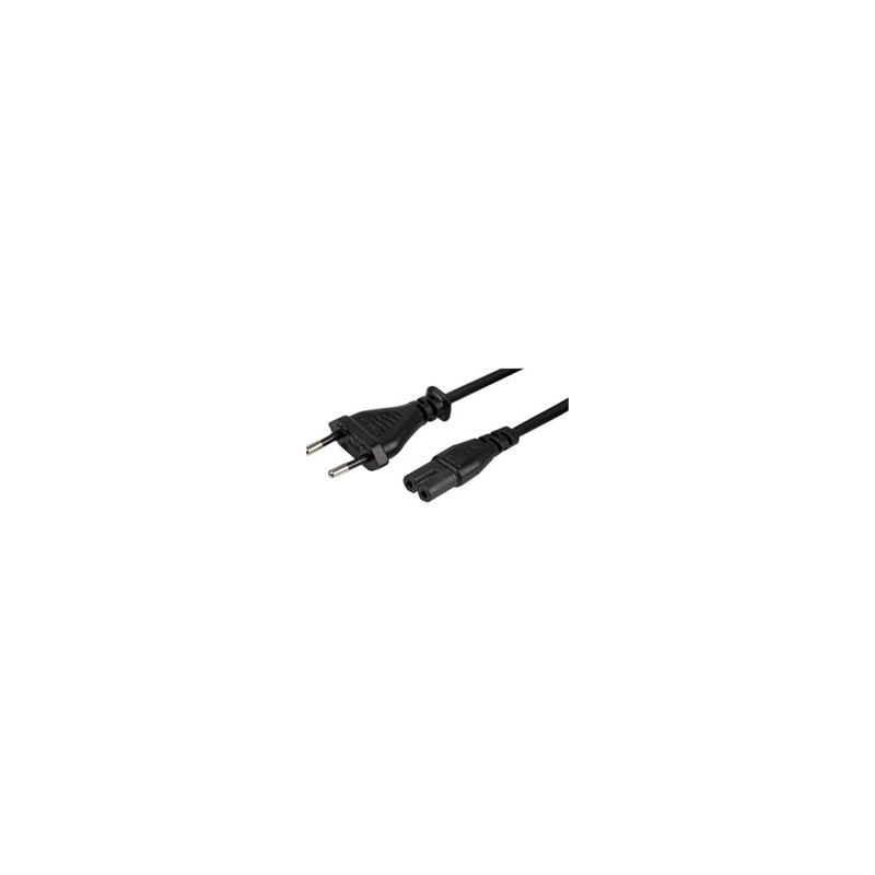 European 2 Pin Plug To IEC C7 Power Cable. 3 Metre | EuroNetwork