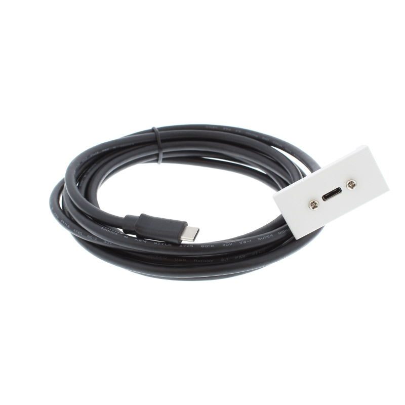 USB C Euro Module. 2 Metre. 3.1V 5G, 3A. | EuroNetwork