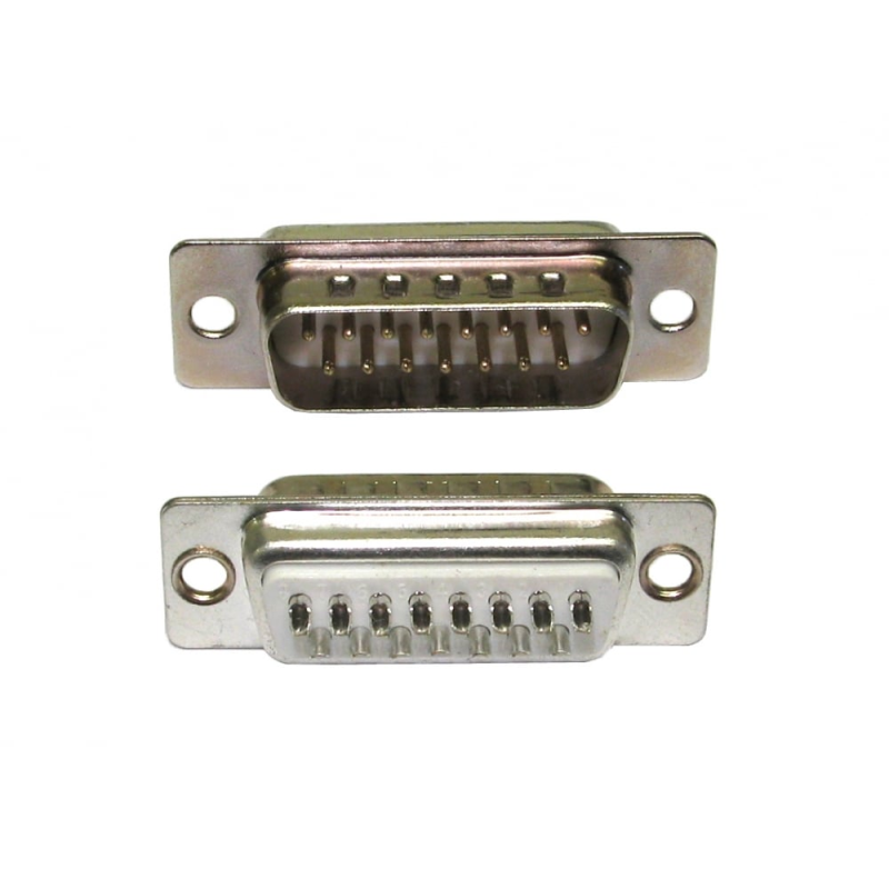 D15 Male Plug Connector (Solder Type) | EuroNetwork
