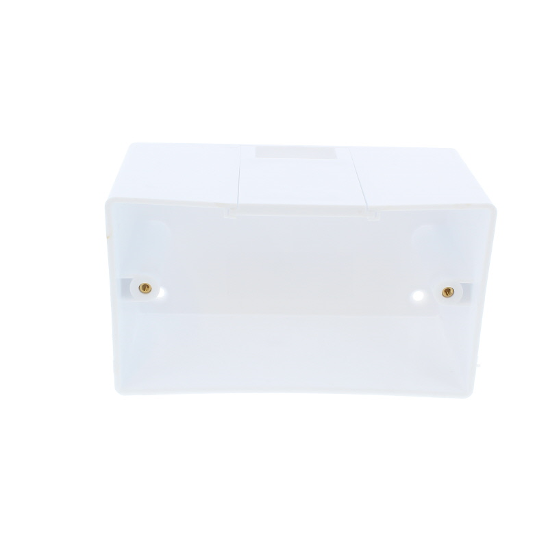 70Mm Deep Double Gang Plastic Back Box | EuroNetwork