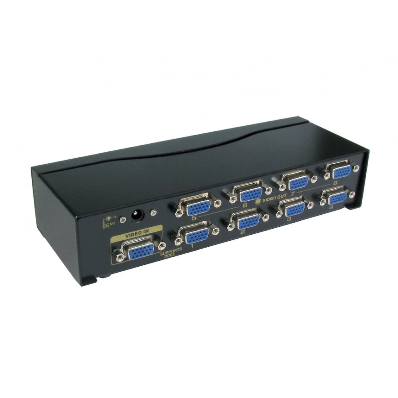 8 Port Svga Splitter (450 Mhz) | EuroNetwork