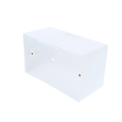 70Mm Deep Double Gang Plastic Back Box | EuroNetwork