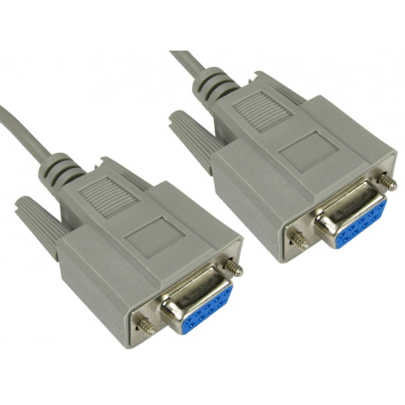 2 Metre D9 Serial Cable. Female To Female | EuroNetwork