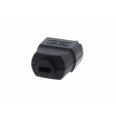 Black Usa 2 Pin Rewirable Plug. | EuroNetwork